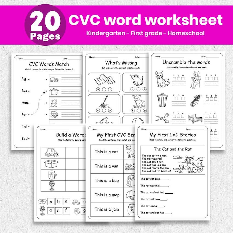 Birthday Worksheet - Etsy UK