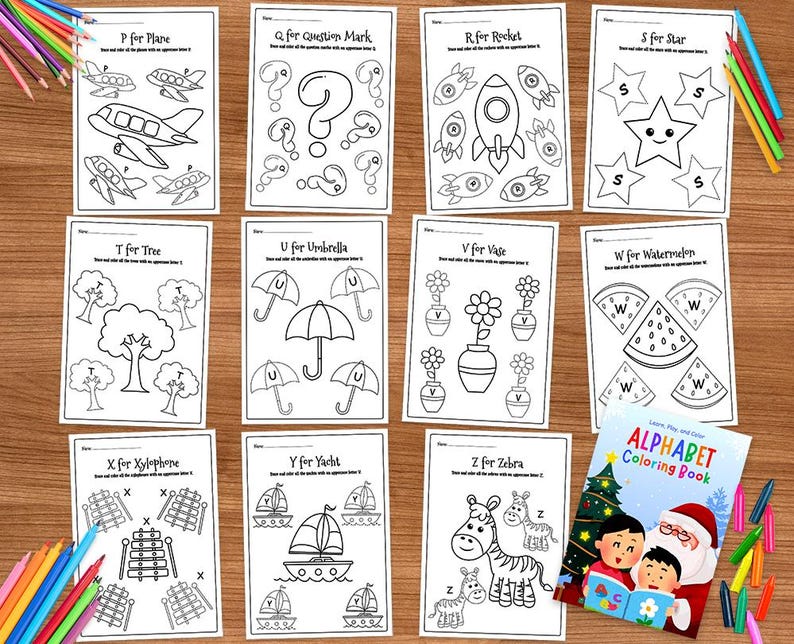 26 Uppercase Alphabet Coloring Pages, Preschool Activity, Preschool ...