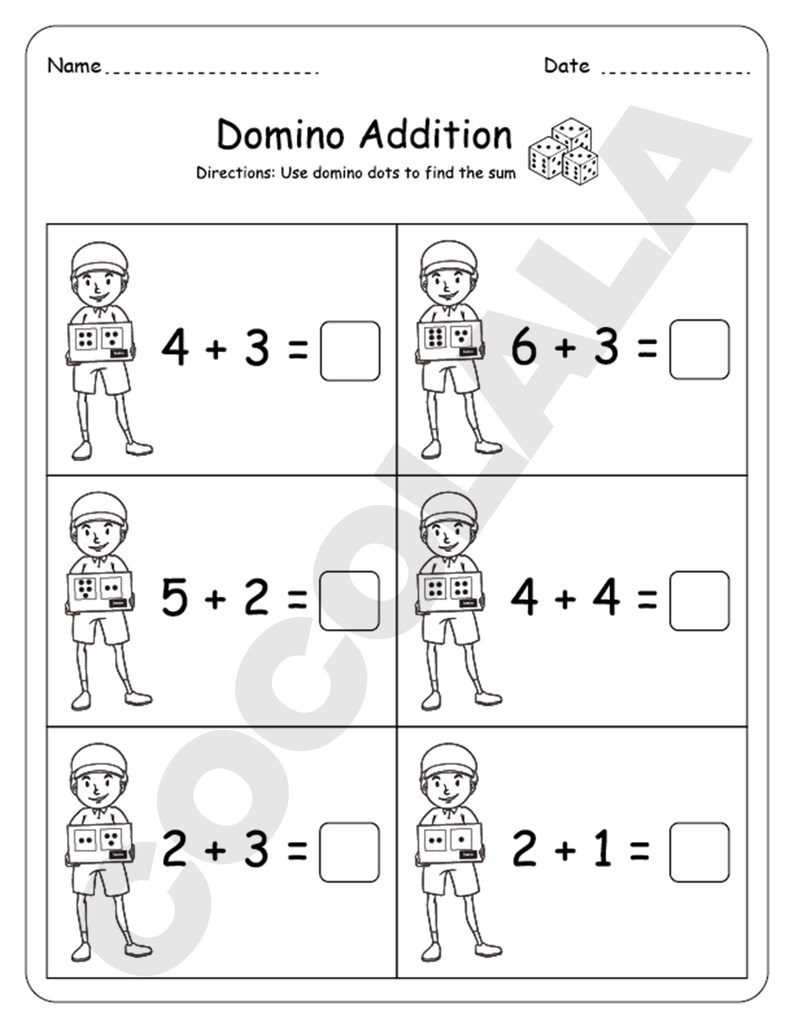 Kindergarten Math Worksheets Printable PDF | Addition & Subtraction ...