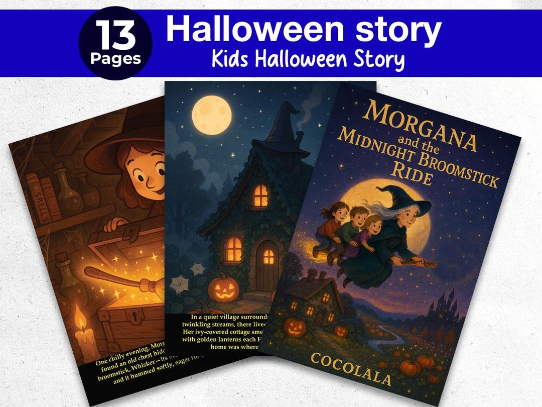 Halloween Story for Kids PDF | Spooky Bedtime Tale | Printable Children ...