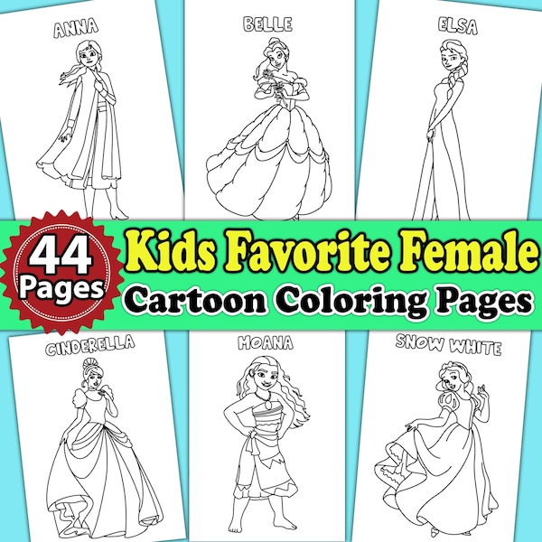 Mixed Colouring Pages - Etsy UK