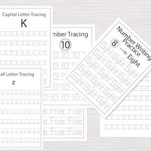 Alphabets Numbers Tracing Worksheets 79 Printable Preschool ...