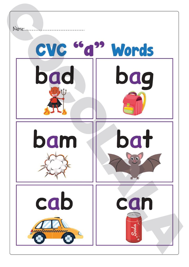 200+ CVC Words Bundle Worksheets | Phonics, Reading, Spelling, Word ...