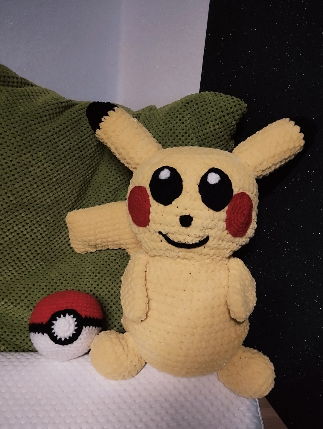 Pikachu With His Pokeball - Etsy UK
