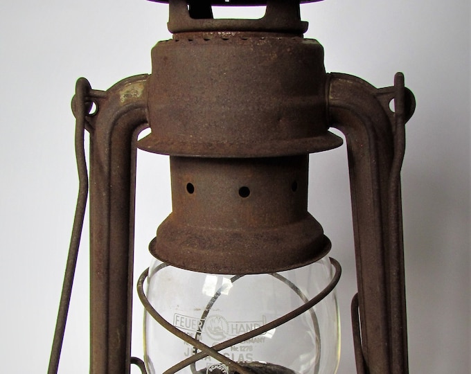 Vintage Kerosene Lamp 26 Cm. FEUER HAND-WESTERN 275-baby - Etsy