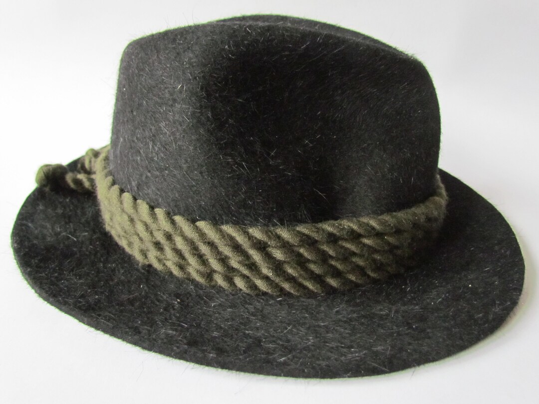 Vintage Austrian Tyrolean Classic Hunting Hat, Size 55/56 - Etsy