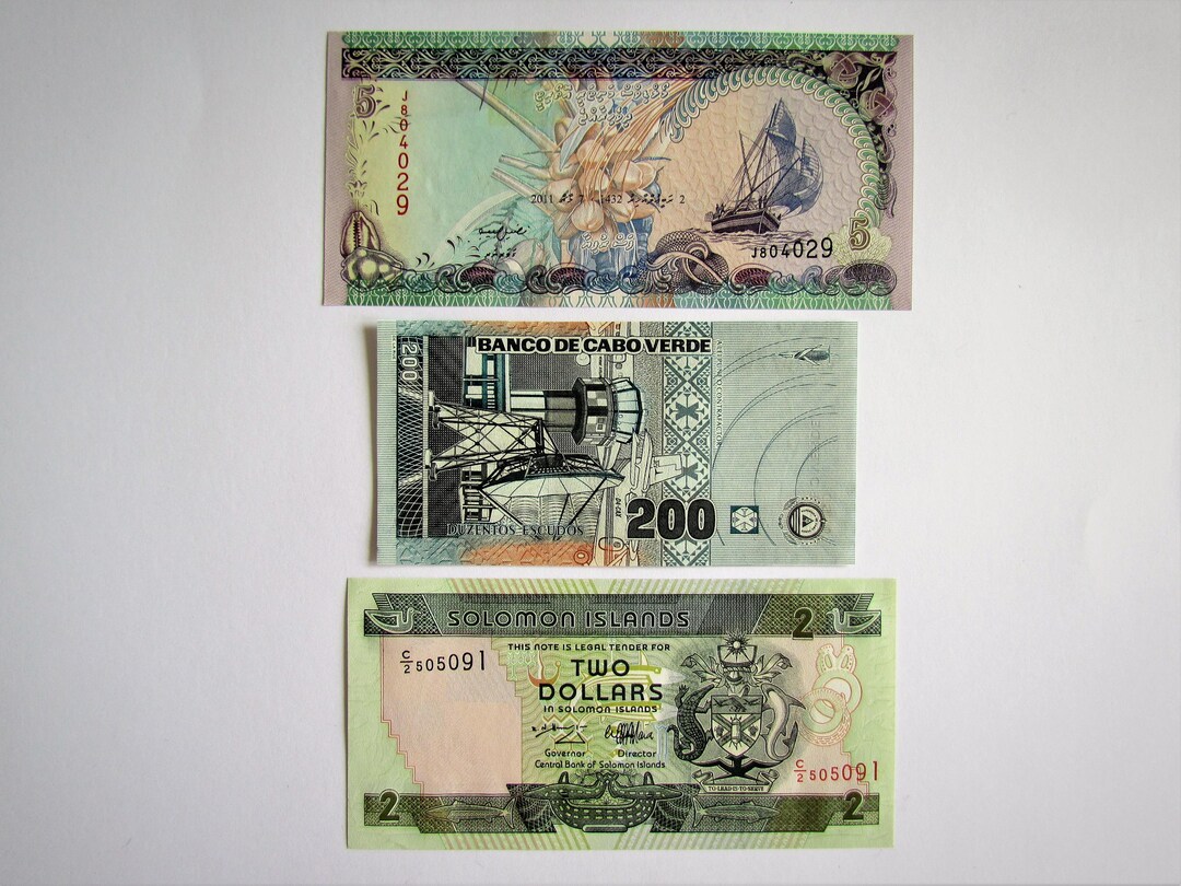 Set of Various Banknotes - Etsy Australia