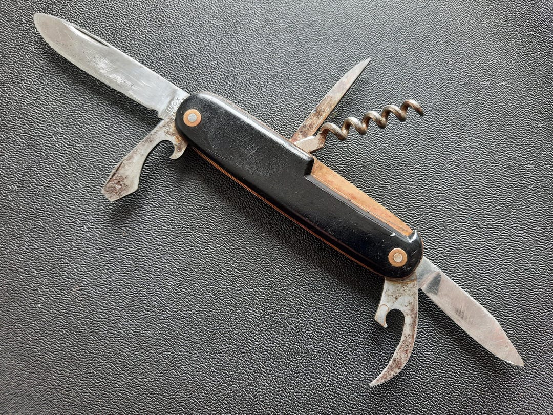 Vintage Folding Pocket Knife INOX SOLINGEN GERMAN With Mercedes Logo - Etsy