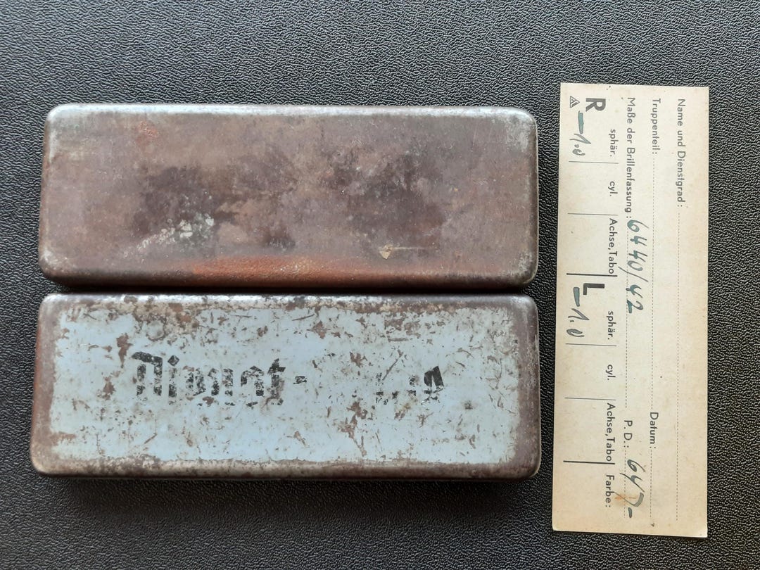 German Original Metal Box for Glasses - Etsy