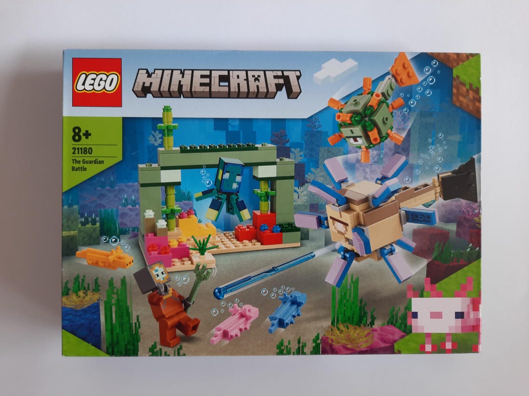 LEGO Minecraft the Battle of the Guardian 21180 - Etsy