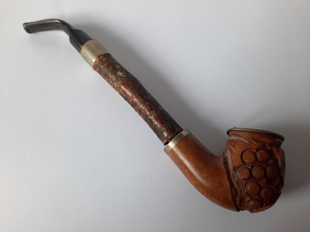 Vintage Austrian-tyrolean Smoking Pipe - 21 Cm - Etsy