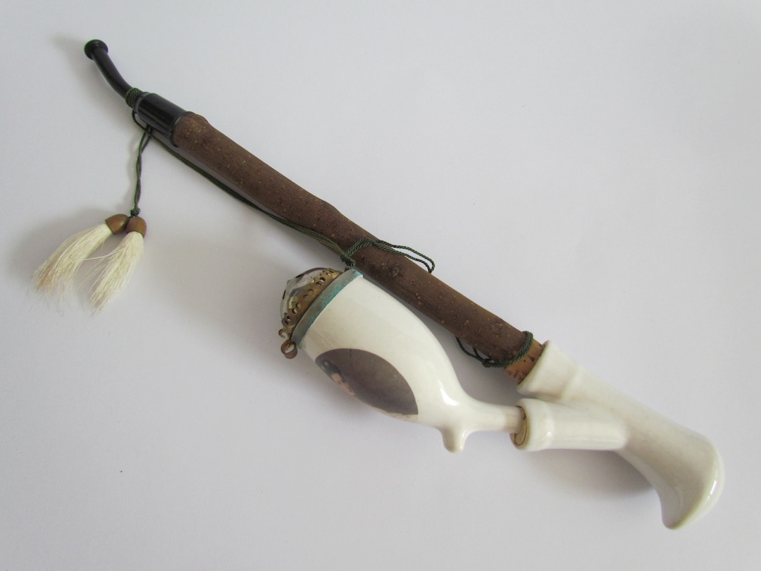 Vintage Alpine-tyrol Smoking Pipe L-35 Cm - Etsy