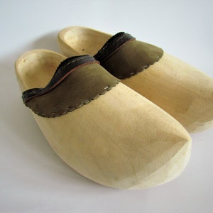 Wooden Holland Clogs Klompen Shoes Size 44 - Etsy