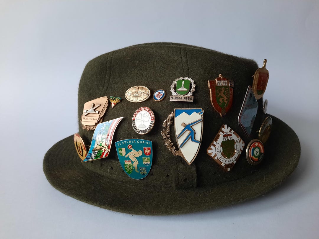 Vintage Austrian-tyrolean Classic Hunting Hat, KARL SCHEIKL GRAZ, Size ...