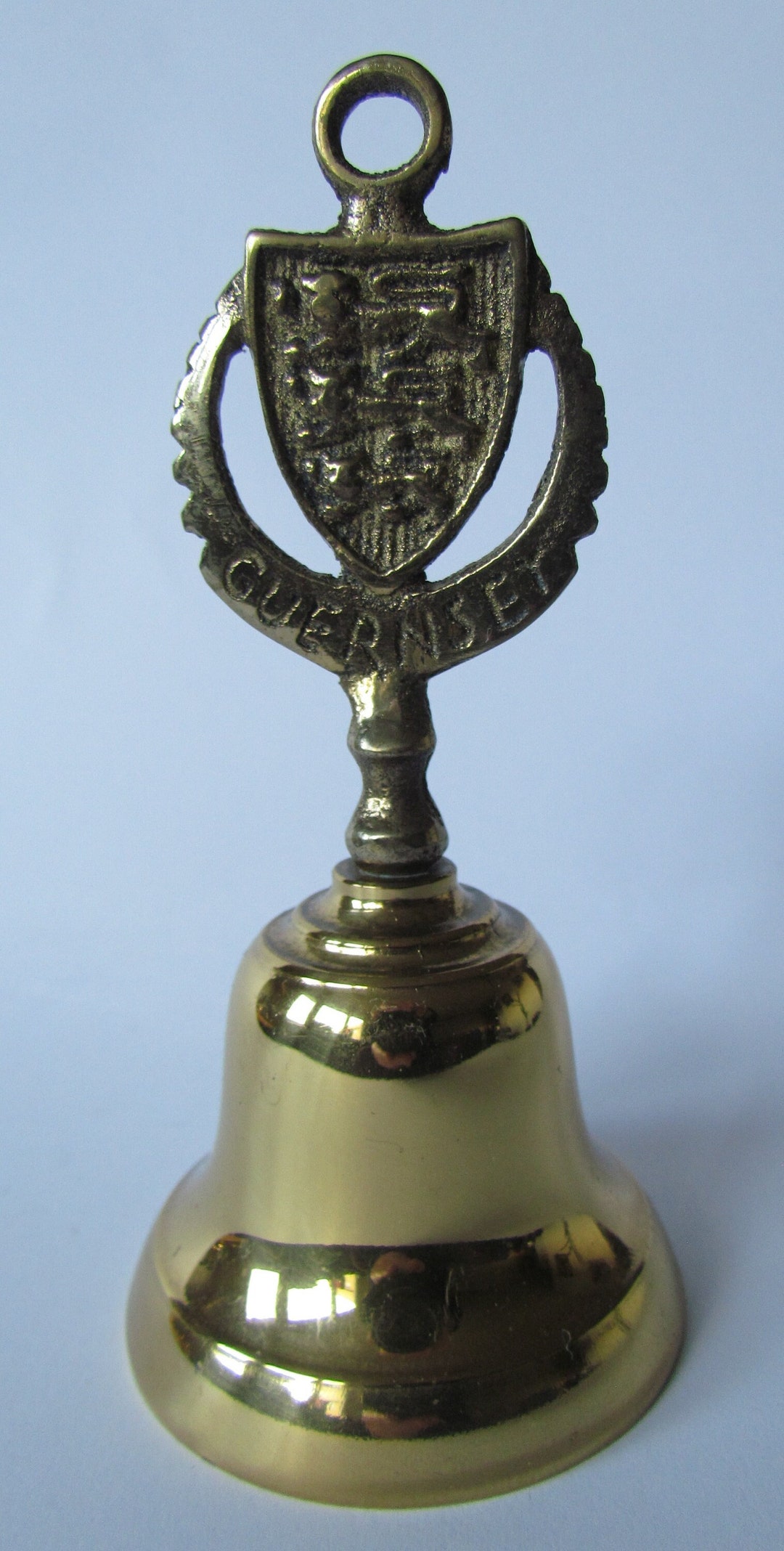 Vintage Brass Calling Bell 13 Cm. - Etsy