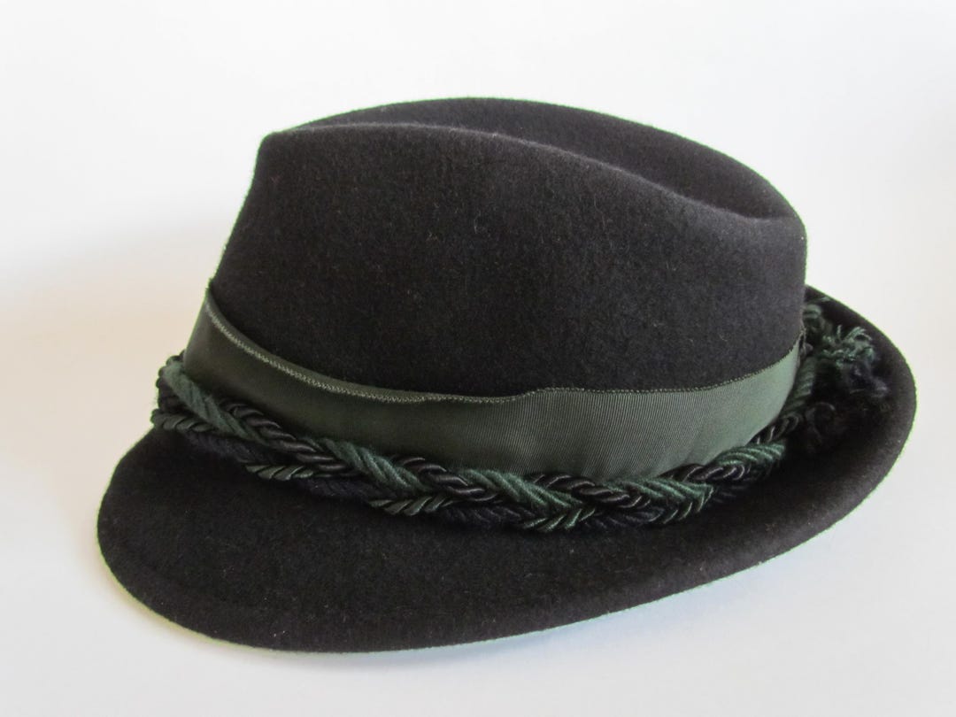 Vintage Austrian-tyrolean Classic Hunting Hat, Size 55/56 - Etsy