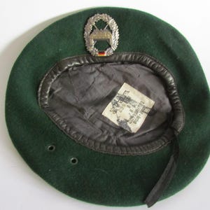 Germany Bundeswehr Original Vintage Military Beret Size 57/58 - Etsy