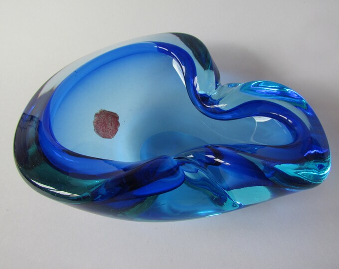 MURANO Heavy Glass Ashtray - Etsy