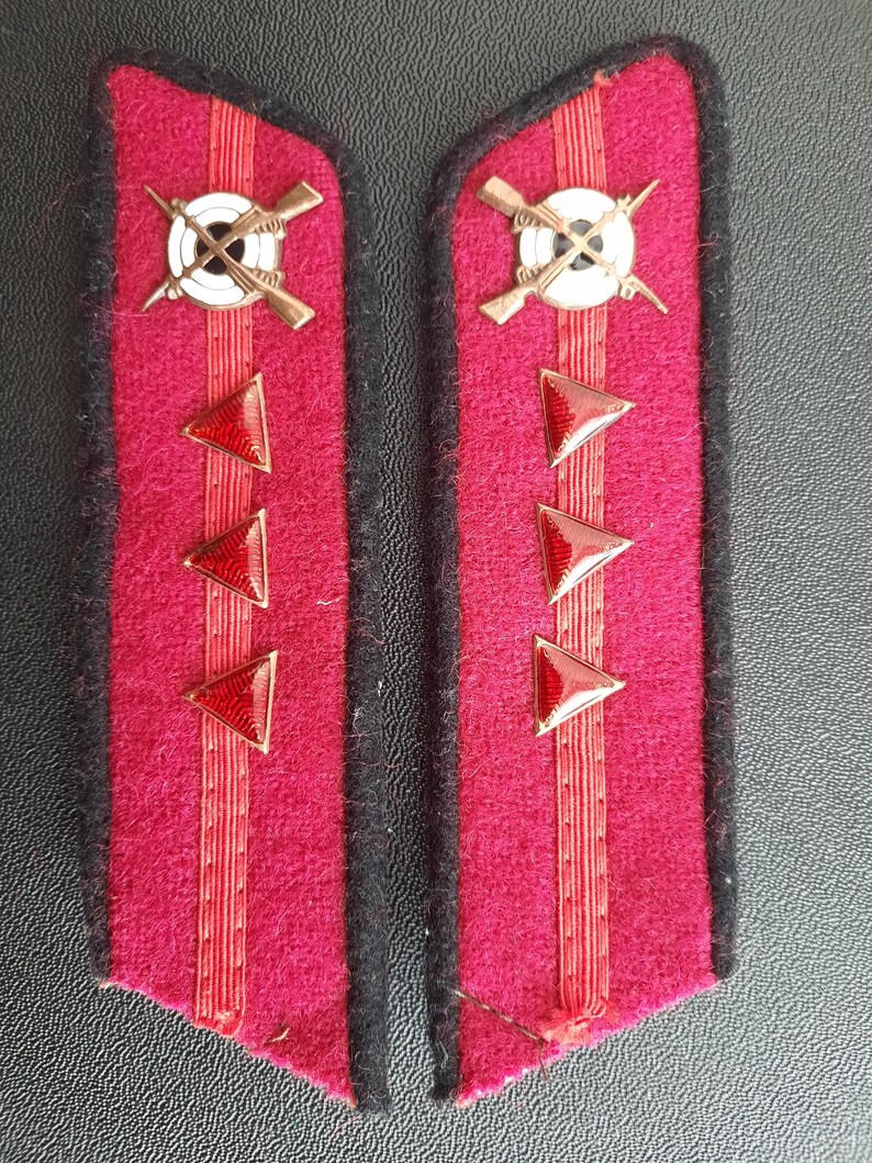 Ussr-collar Patch 1935-infantry Staff Sergeant-copy for the WW-2 Period ...