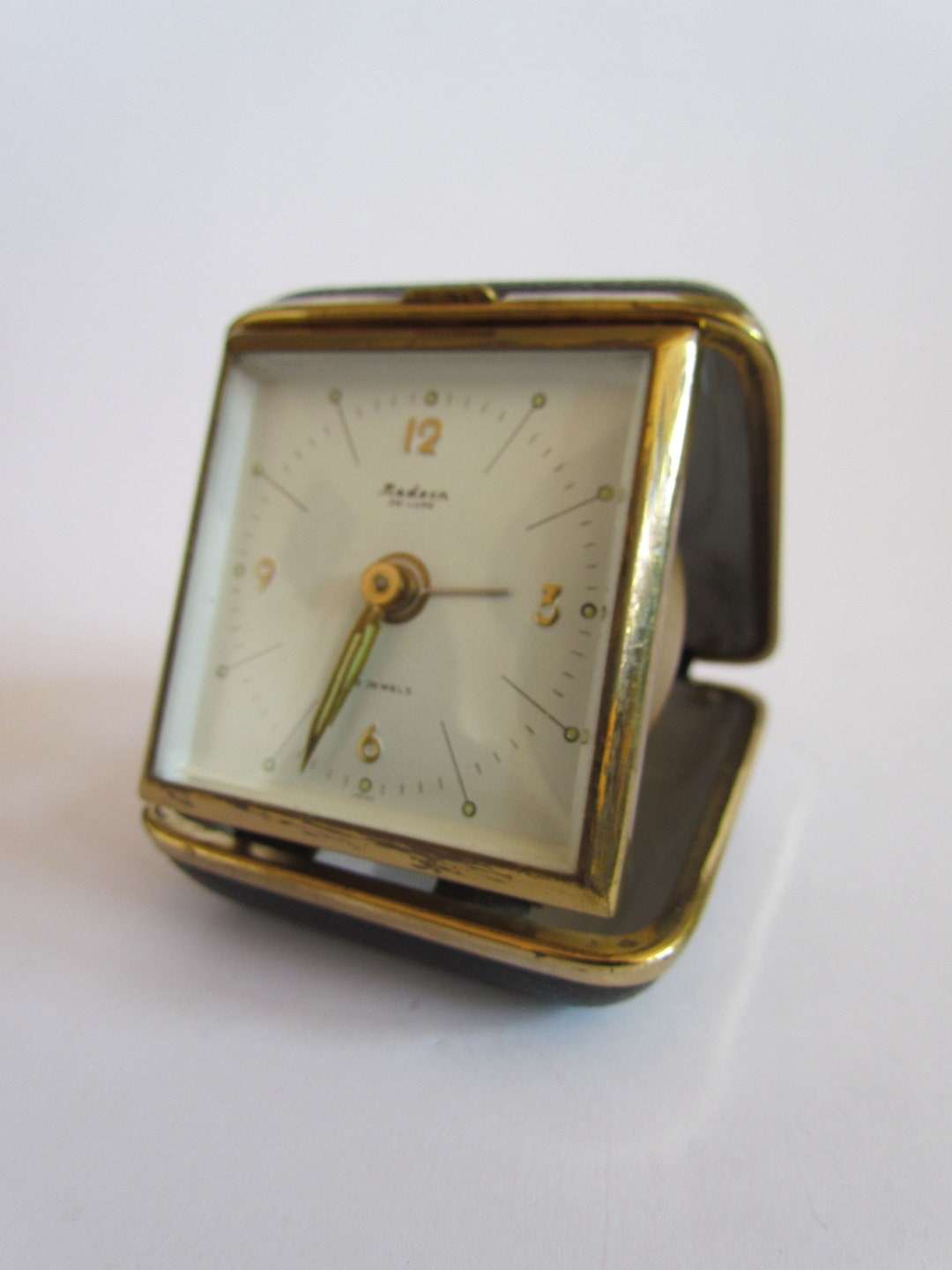 Vintage Mechanical Travel Alarm Clock MODERN De Luxe 2 JEWELS - Etsy