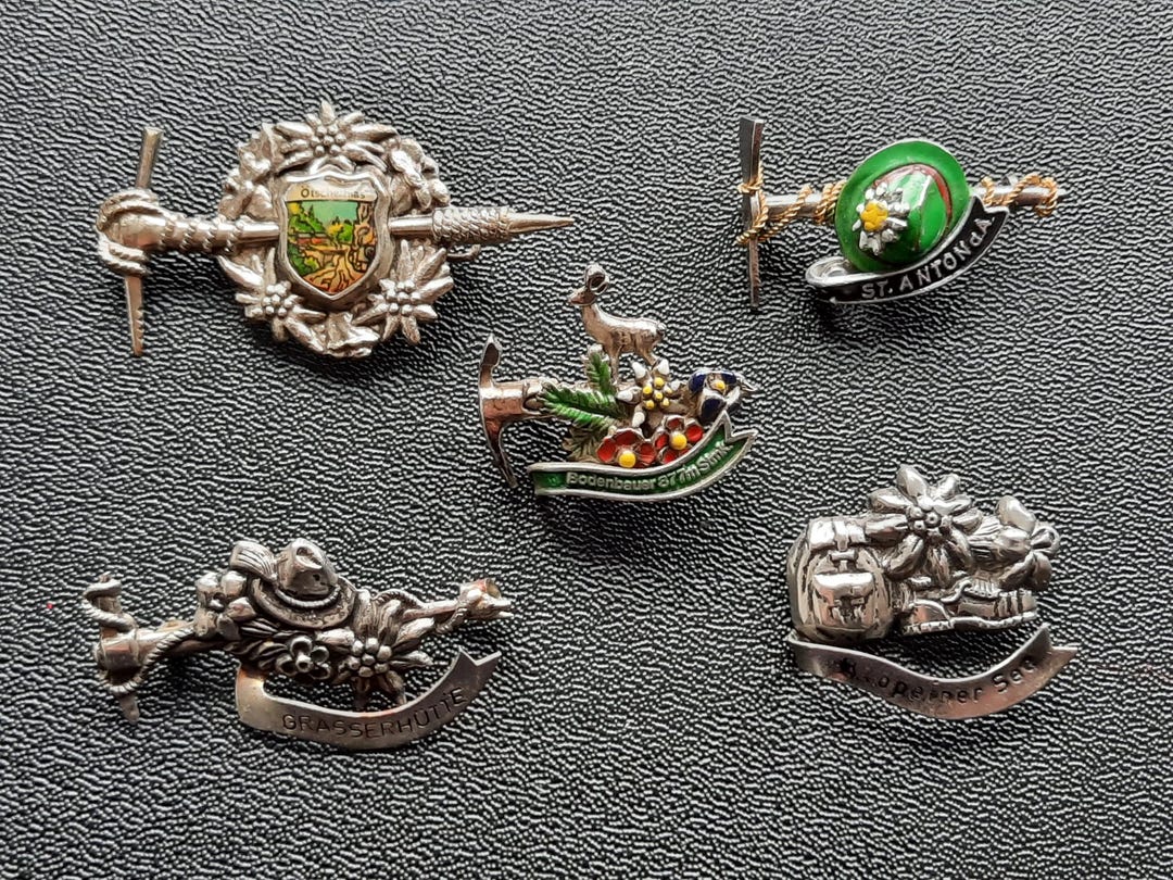 Lot of Vintage Austrian Badges - Etsy