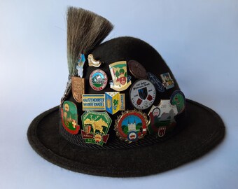 Vintage Austrian-tyrolean Classic Hunting Hat ISCHLER HUT Reine ...