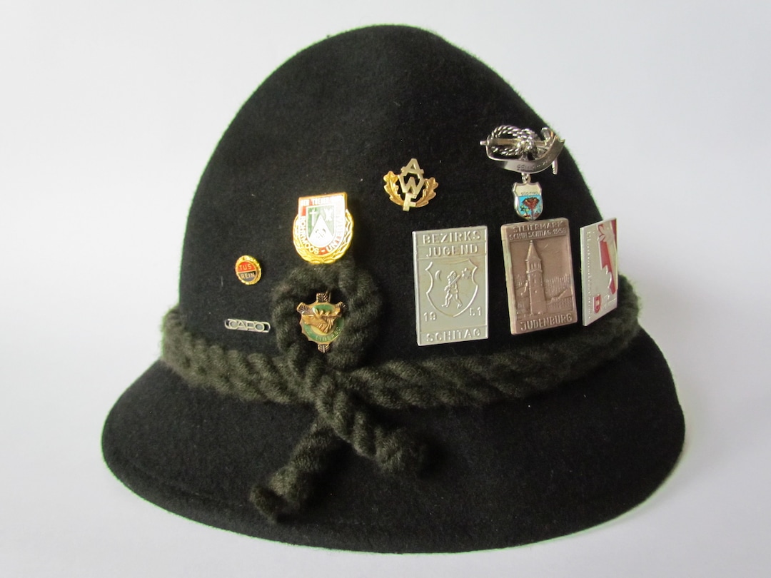 Vintage Austrian - Tyrolean Classic Hunting Hat, Size - 57/58 - Etsy