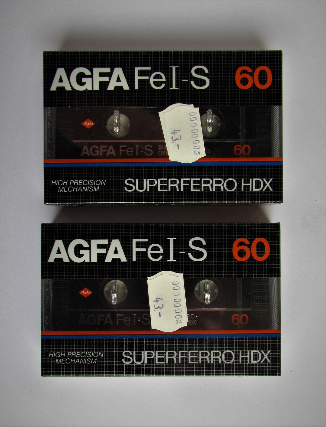 2 Pcs.vtg AGFA FEI-S 60 Superferro Hdx Cassette Tape - Etsy