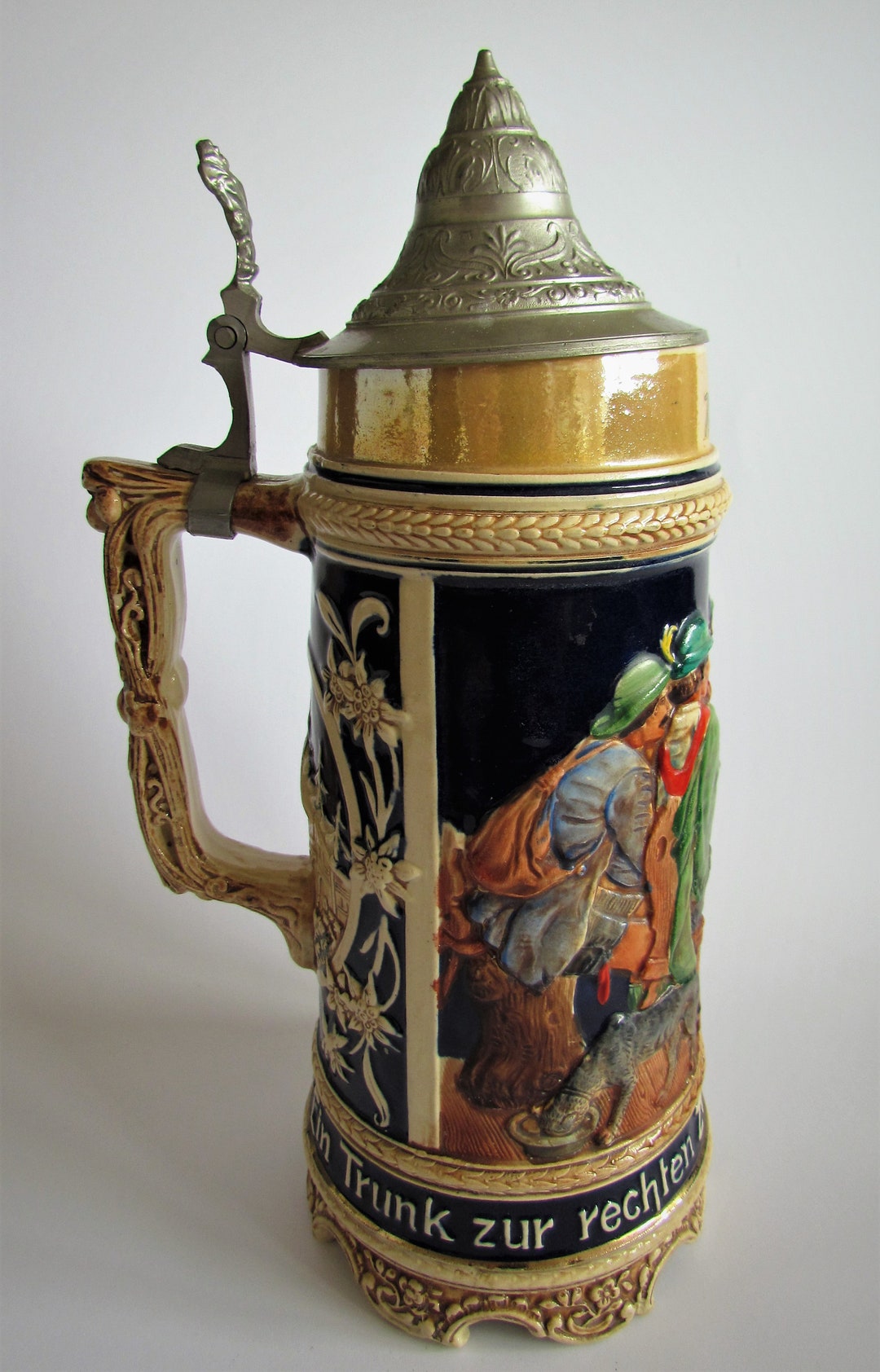 Vintage German Mug With Musical Mechanism 1 L - H-30 Cm. - Etsy