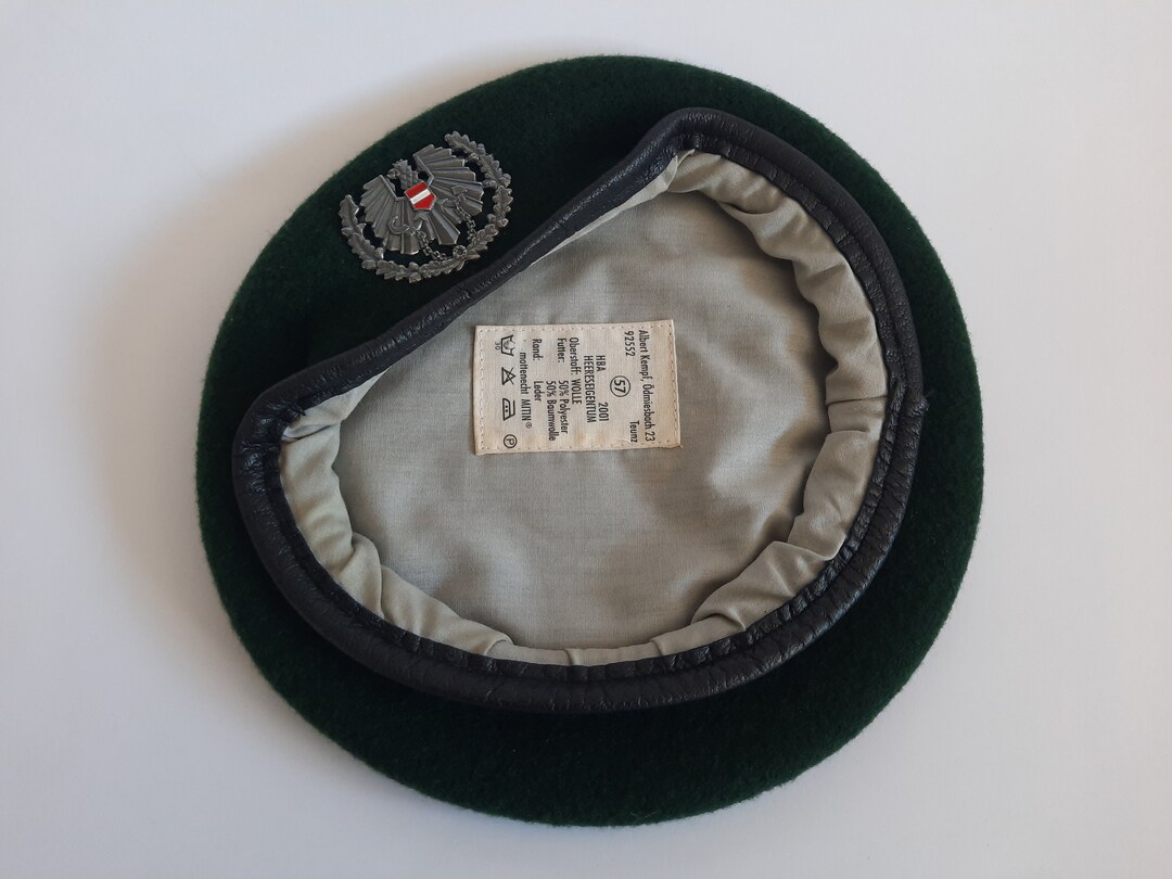 Austrian Original Vintage Military Beret 56/57 Size - Etsy