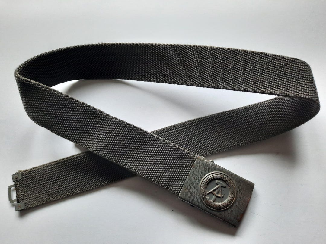 GDR NVA - Field Belt With Buckle Original 115 Cm - Etsy