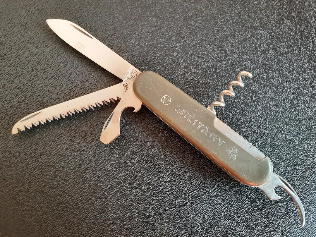 Vintage Folding Military Pocket Knife HAPO Austria Rostfrei Inoxydable ...