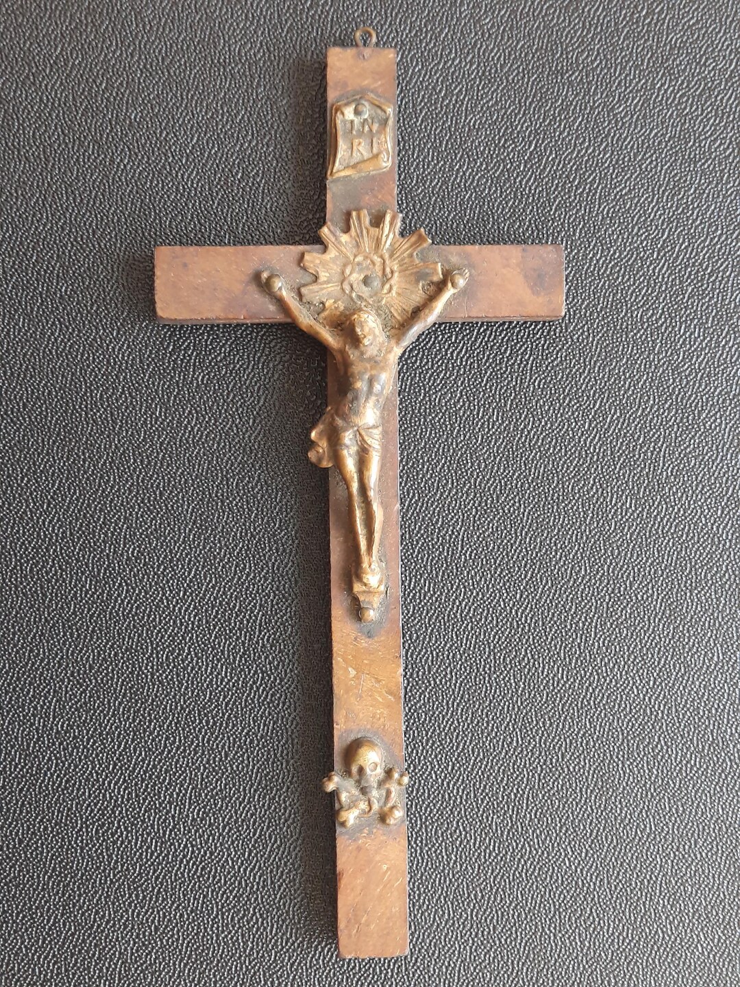 Antique German Original Wooden Pectoral Cross With a Bronze Savior - Etsy
