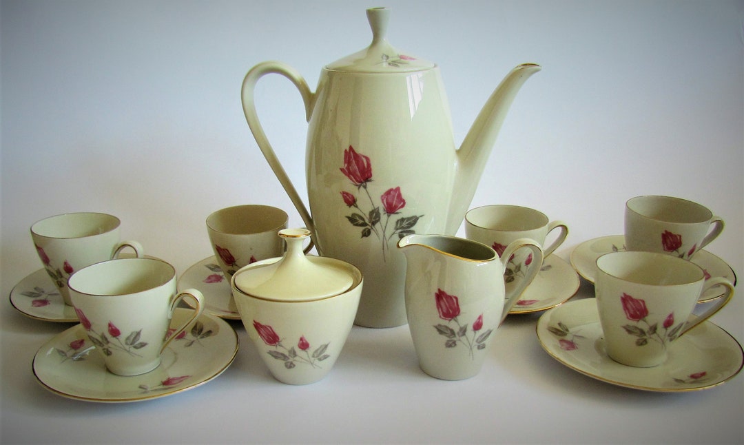 Vintage German Coffee Set - Z&C Tirschenreuth Bavaria - Etsy