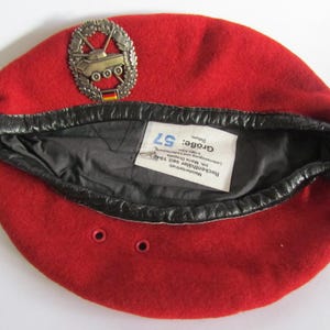 Germany Bundeswehr Original Vintage Military Beret Size 56/57 - Etsy