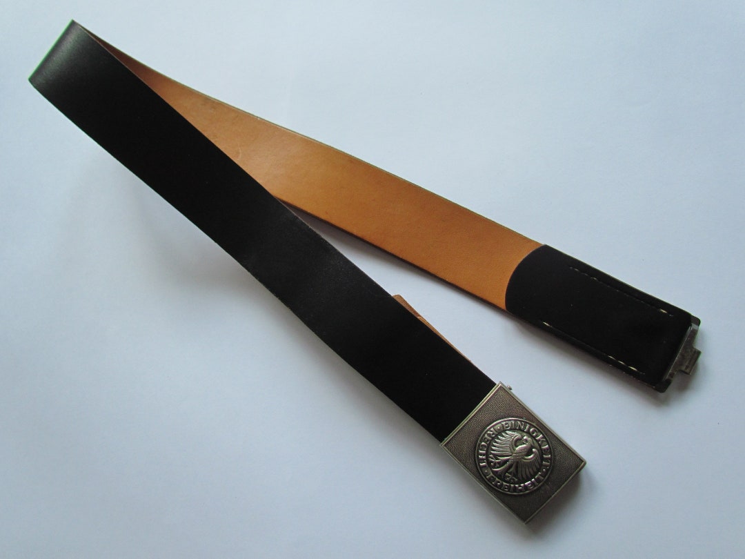 Germany Bundeswehr Belt With Buckle Original 90 Cm - Etsy