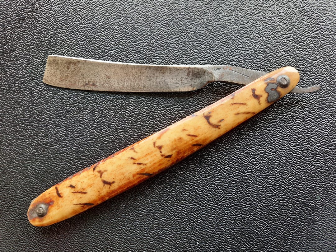 Antique Straight Razor - Etsy UK