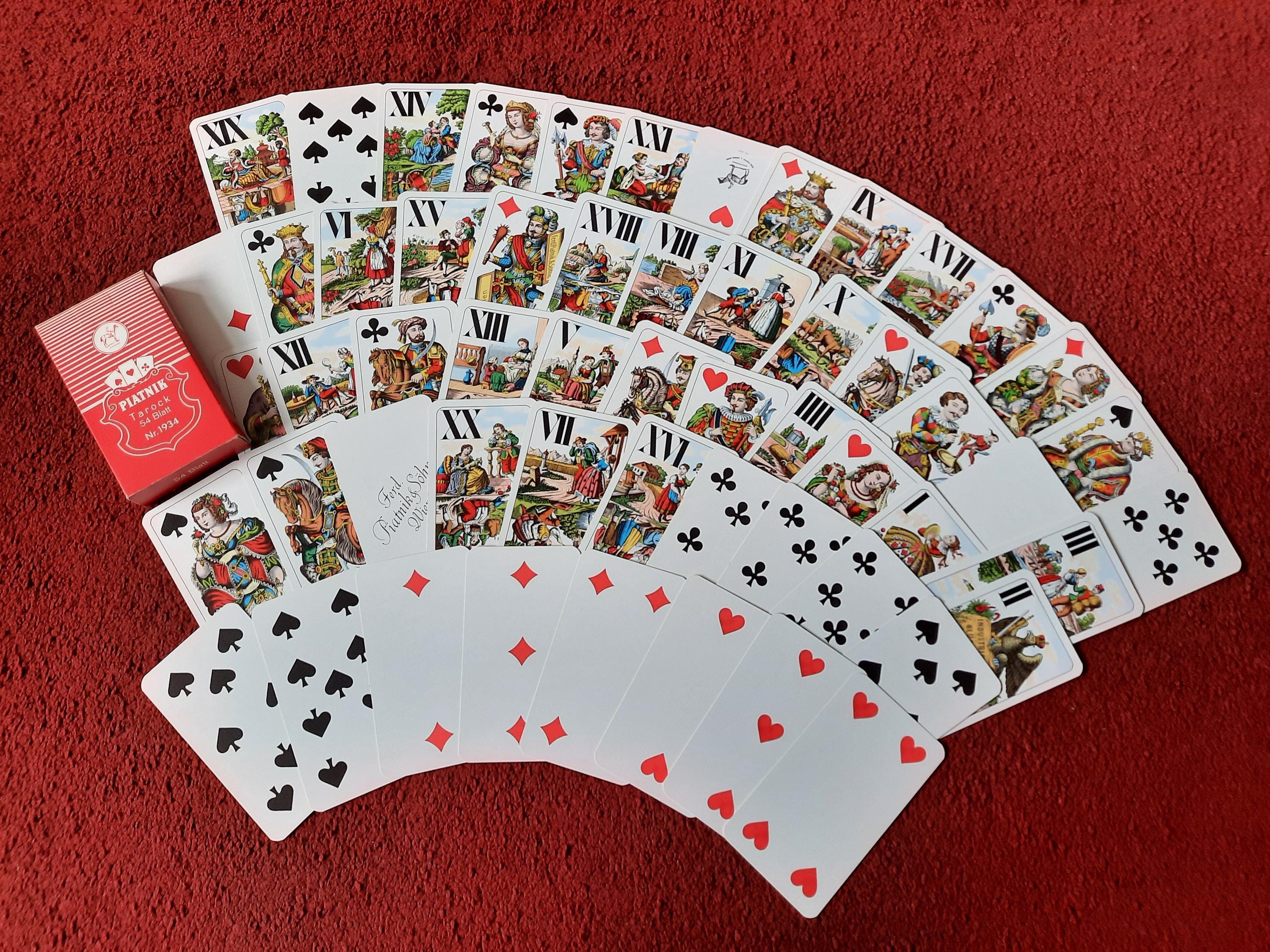 Set of 5 Decks of Vintage Cards - Etsy