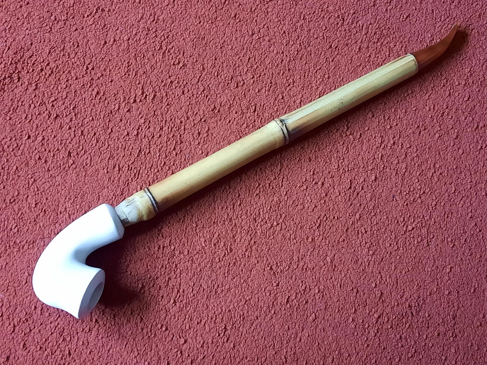 Antique Austrian Meerschaum Smoking Pipe - 40cm - Etsy