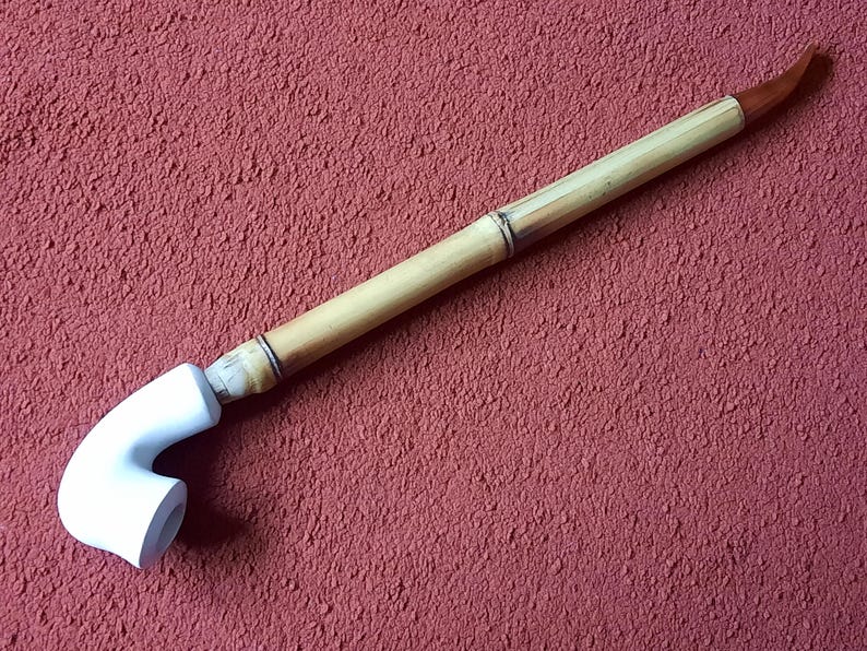 Antique Austrian Meerschaum Smoking Pipe - 40cm - Etsy