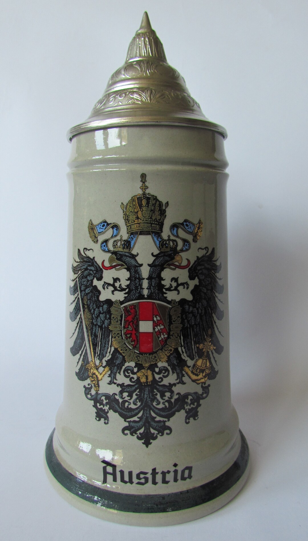 Vintage Austrian Mug 0.7 L With Lid - Etsy