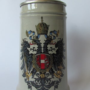 Vintage Austrian Mug 0.7 L With Lid - Etsy