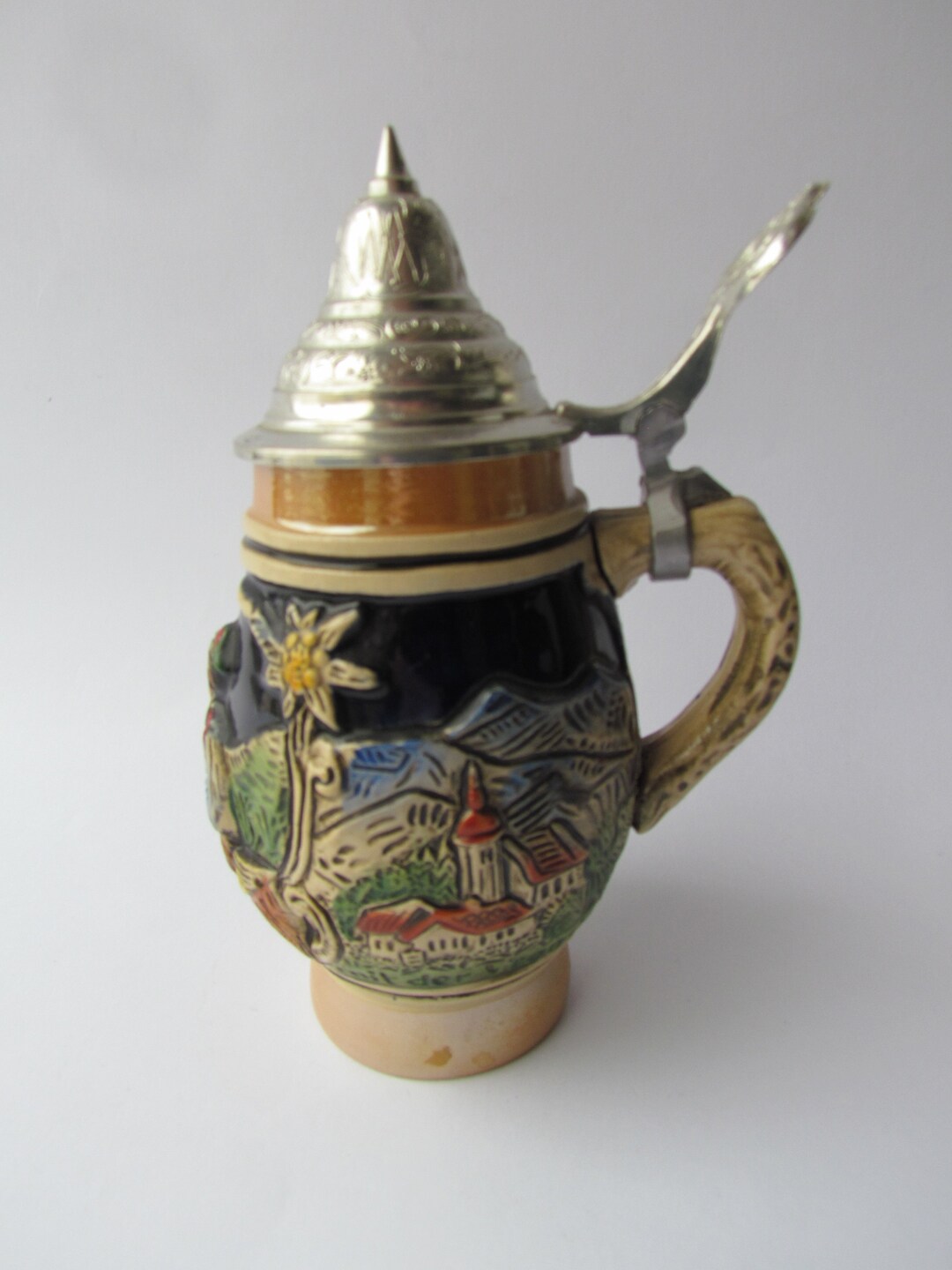 Vintage German 0.2 Liter Mug With Lid - Etsy