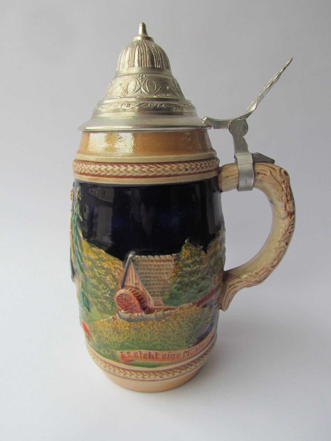 Vintage German 0.5 Liter Mug With Lid - Etsy