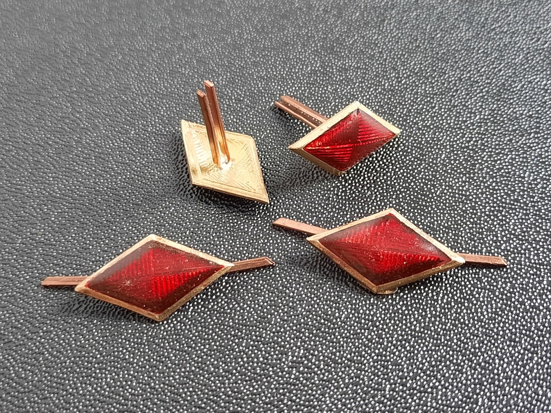 USSR - Set of 2 Emblems of the Red Army - General's Diamonds - Etsy