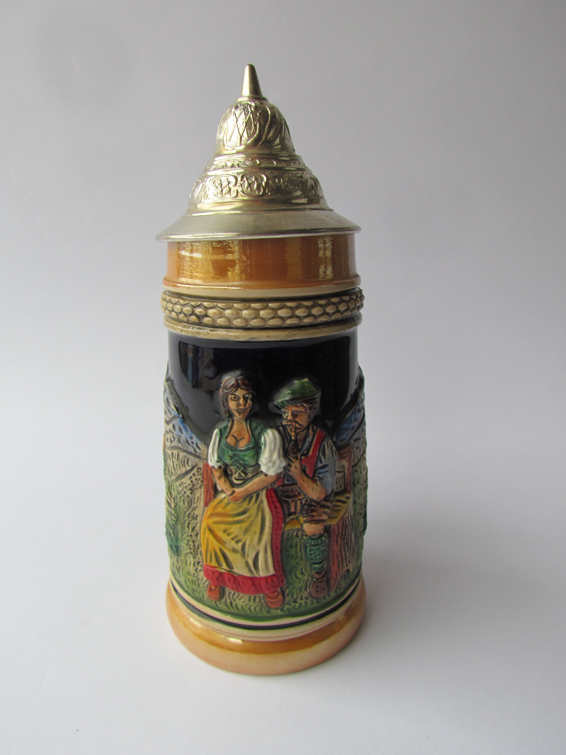 Vintage German 0.3 Liter Mug With Lid - Etsy