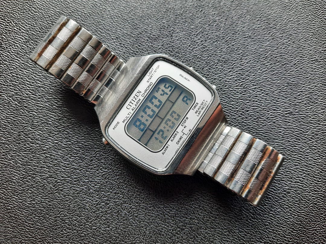Vintage Men's Wristwatches Citizen Multi Alarm - Etsy