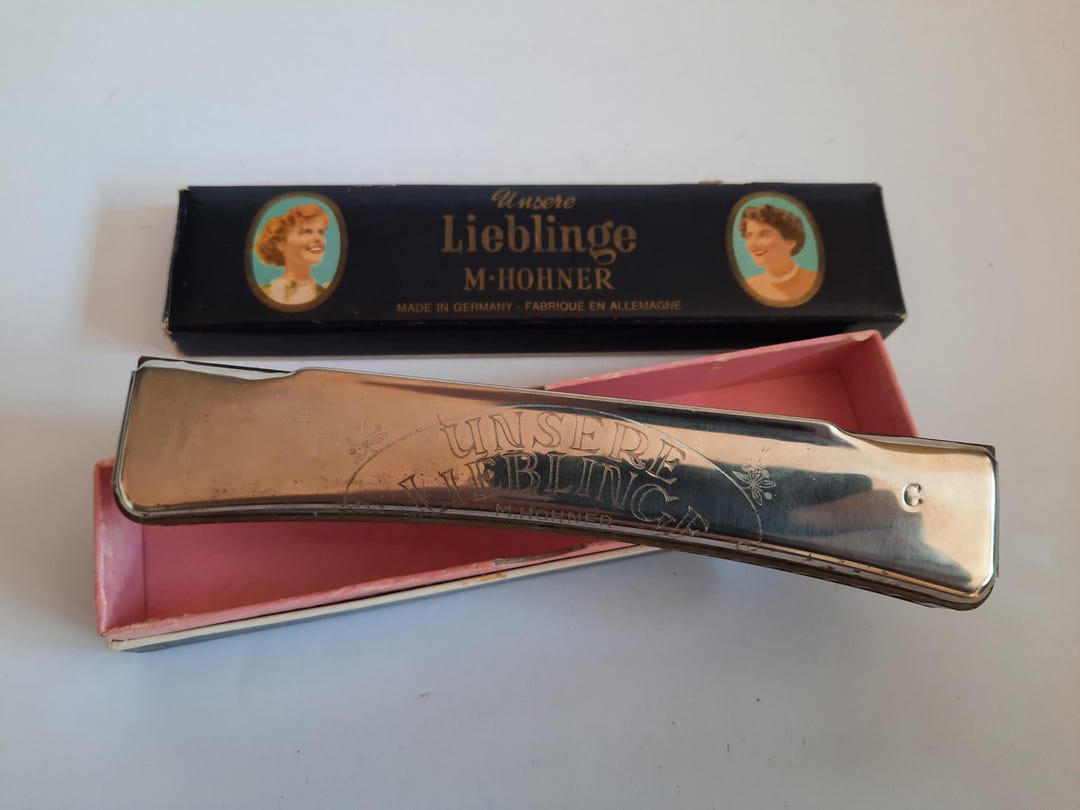 Vintage German Harmonica M.HOHNER - Etsy