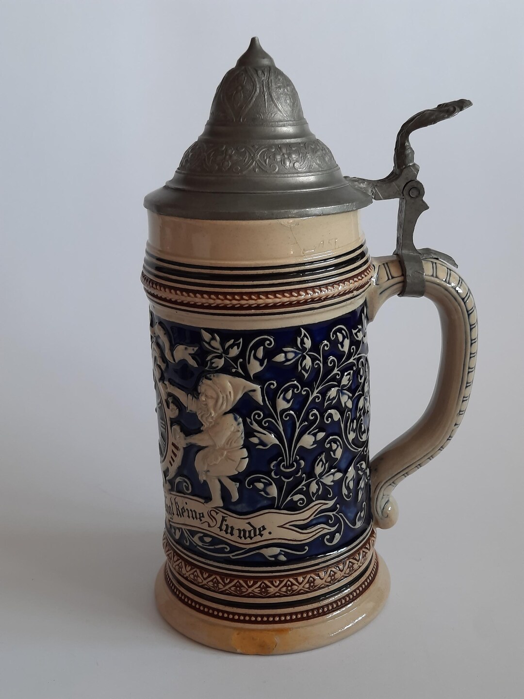 Antique 0.5 Liter Beer Mug - H-23 Cm - Etsy