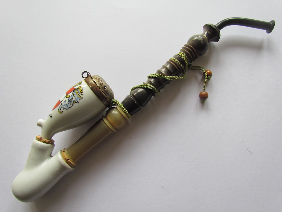 Vintage Alpine-tyrol Smoking Pipe L-26 Cm - Etsy